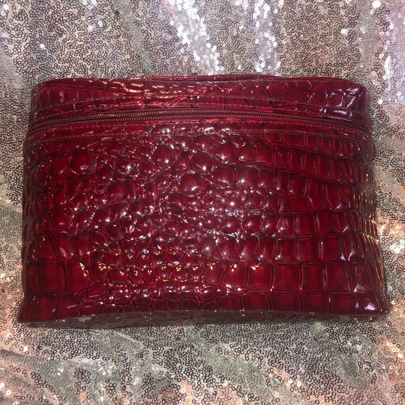Modella | Bags | Burgundy Makeup Bag | Poshmark